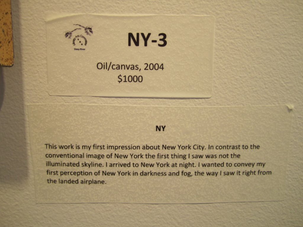 Olga Nazarkina “Past, Present, Future” | Deep River Library Arts Committee